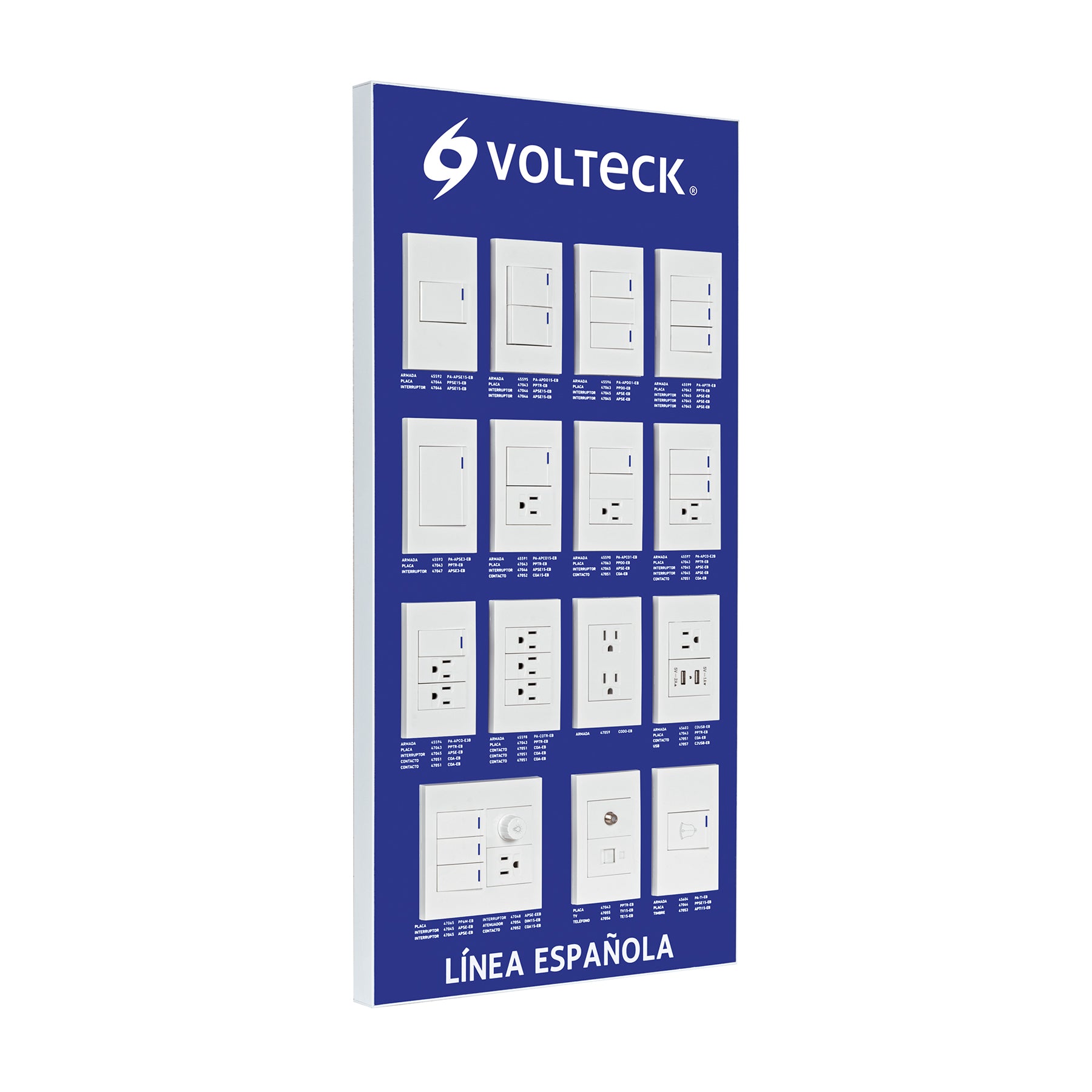 Exhibidor de Línea Española | VOLTECK – Iluminación Lux
